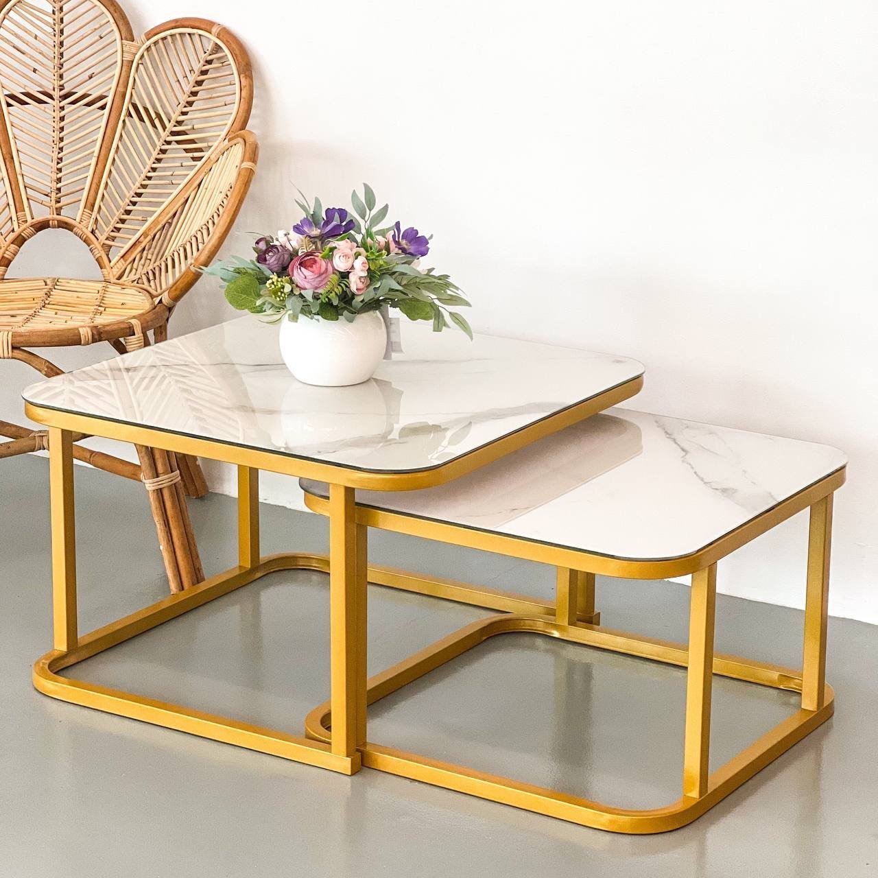 Twin Coffee Table Square – YANADECOR.MY